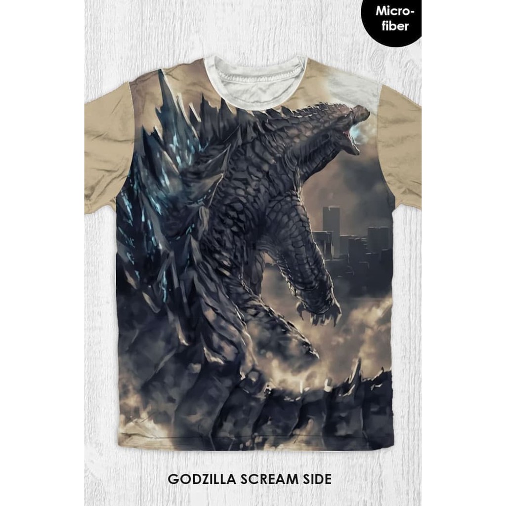 Jual Baju Kaos Anak & Dewasa Godzilla - Godzilla Scream | Shopee Indonesia