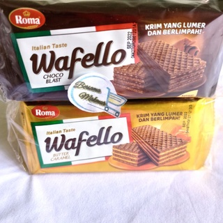 Jual WAFELLO Roma wafer (10 pcs @ 20.5 g) | Shopee Indonesia