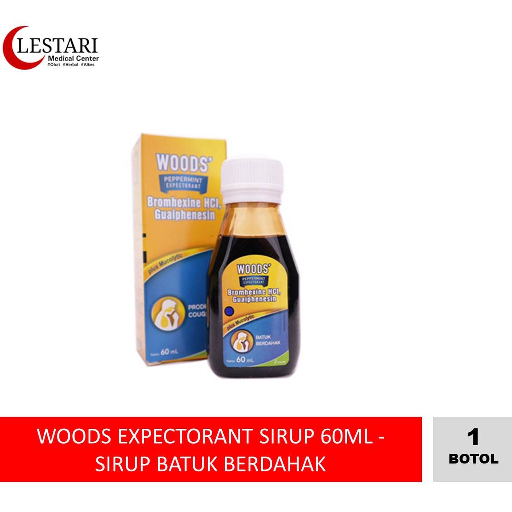 Jual Woods Expectorant Sirup 60ml - Sirup Batuk Berdahak | Shopee Indonesia
