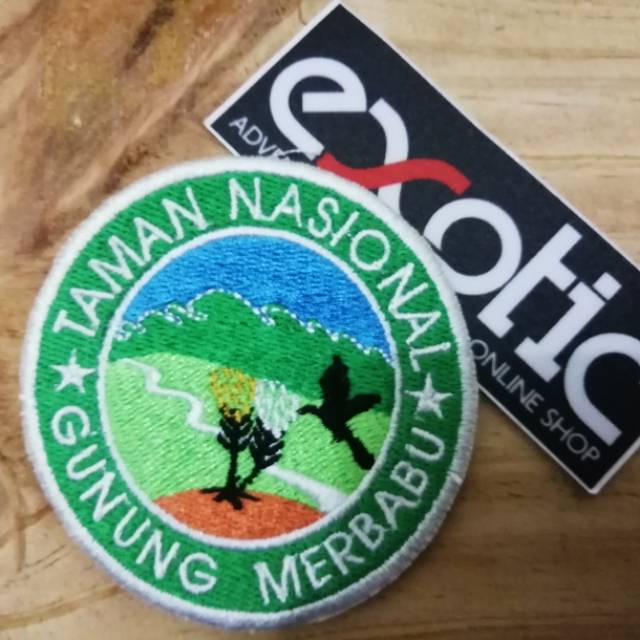 Jual Bordir logo Taman Nasional Gunung Merbabu#N#Aksesoris gunung ...