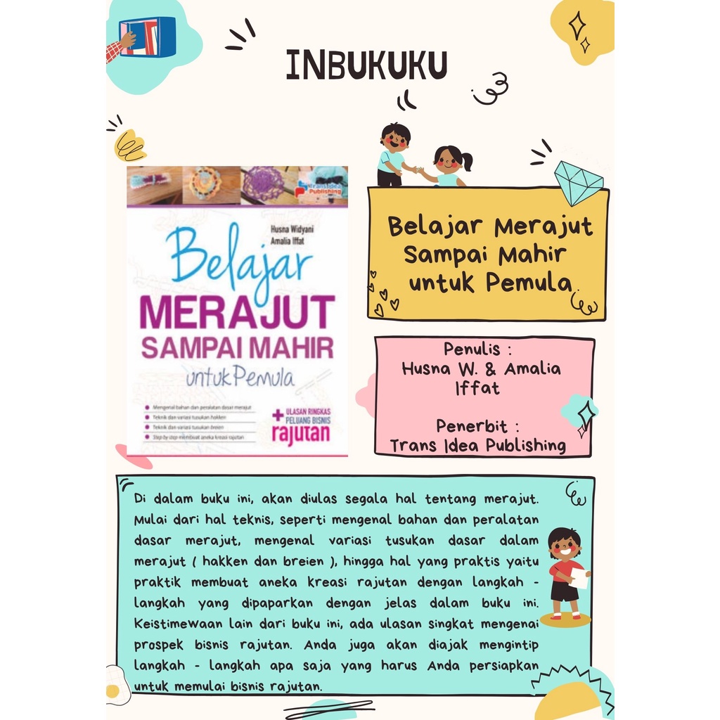 Jual Buku Belajar Merajut Sampai Mahir - ORI - Berwarna | Shopee Indonesia