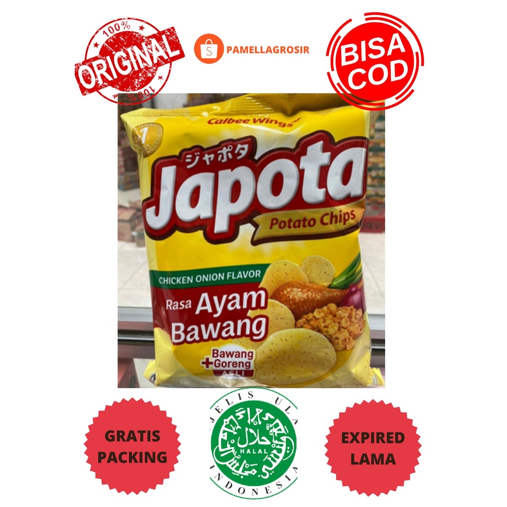 Jual JAPOTA AYAM BAWANG 68 GR SNACK makanan ringan jajanan cemilan ...