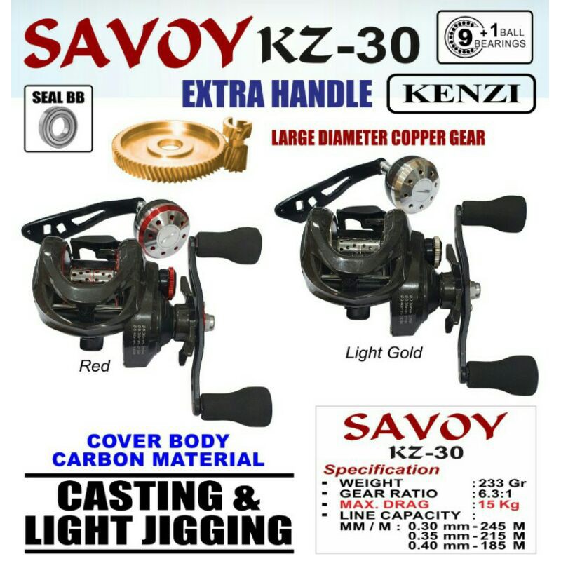 Jual REEL KENZI SAVOY KZ30 NEW RELEASE | Shopee Indonesia
