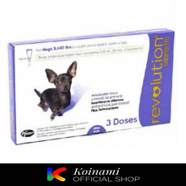 Jual REVOLUTION DOGS 5.1-10 LBS 1 tube / 2.5kg - 5kg anjing / hewan ...