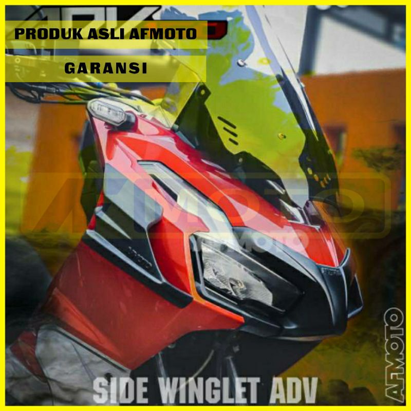Jual SIDE WINGLET HONDA ADV 150 / WINGLET HONDA ADV 150 FIBERGLASS ...
