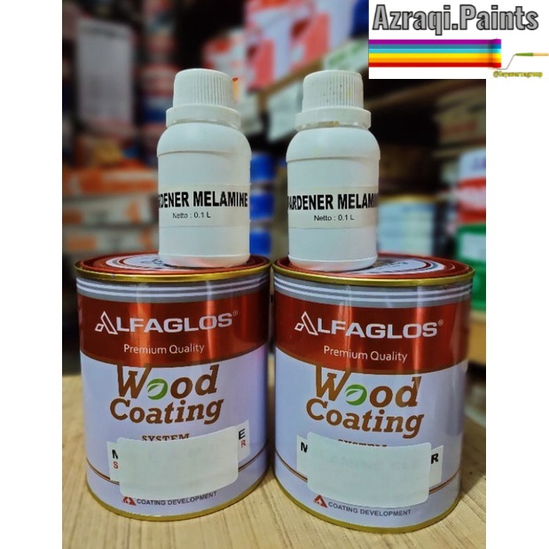 Jual MELAMINE WOOD COATING ALFA TOP COAT + HARDENNER ALFAGLOSS ( 1 KG ...