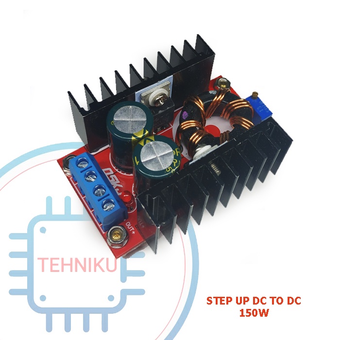 Jual modul step up 150W BOOST CONVERTER DC DC 10 32V TO 12 35V STEP UP ...