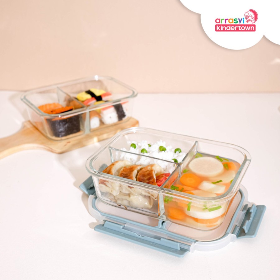 Jual Little Dimple Split Lunch Box (Mixed Grid) - Tempat makan - Box ...