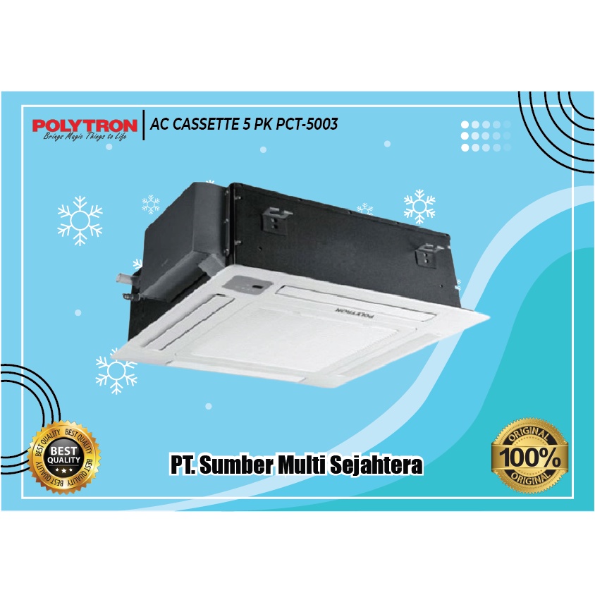 Jual AC CASSETTE POLYTRON 5 PK PCT-5003 | Shopee Indonesia
