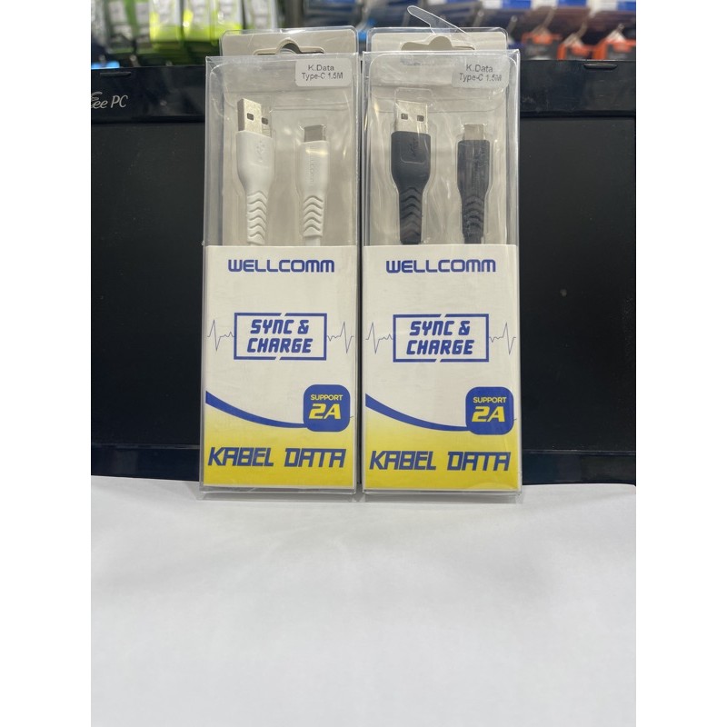 Jual KABEL USB,KABEL DATA,CABEL DATA,DATA CABEL Wellcomm Type C 1 ...