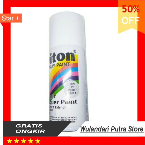 Jual PP Primer Grey 8020 Diton Cat Semprot Spray Dasar 300cc Spet 300 ...