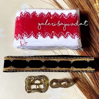 Jual Paket Angkin / Sabuk Beskap - Warna Sindur, Merah Putih | Shopee ...