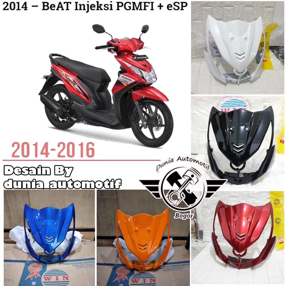 Jual Panel Tameng Cover Lampu Depan Honda Beat Fi 2012 2014 2015 2016 ...