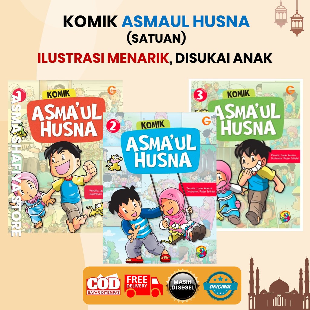 Jual Buku Komik Anak Islami Muslim : Seri Komik Asmaul Husna: Komik ...