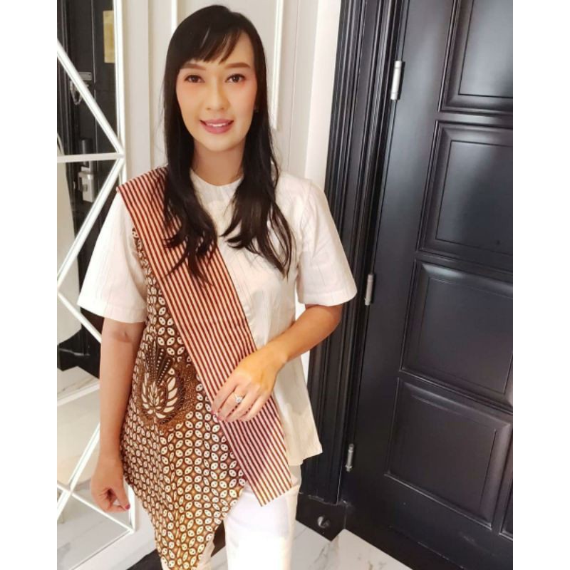 Jual Baju lurik kombinasi batik | Shopee Indonesia