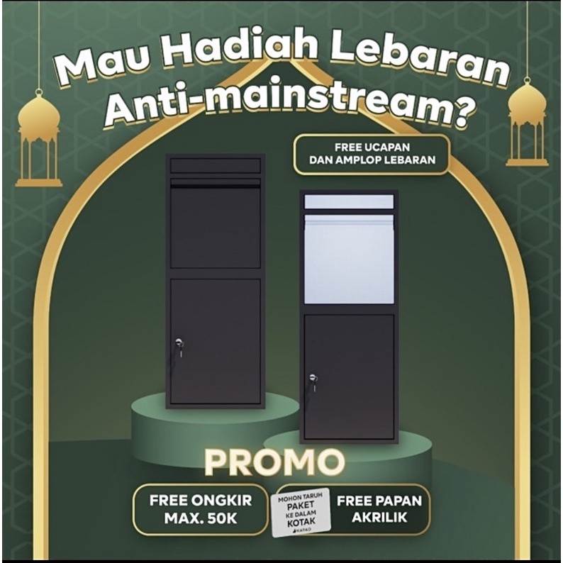 Jual Kotak Surat Kotak Paket depan Rumah High Quality Kapao Indonesia ...