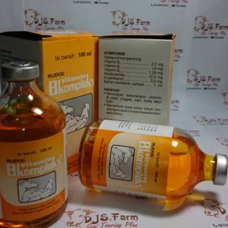 Jual Injekvit B Plex Vitamin B Kompleks 50 ml 100 ml Vitamin B Complex ...