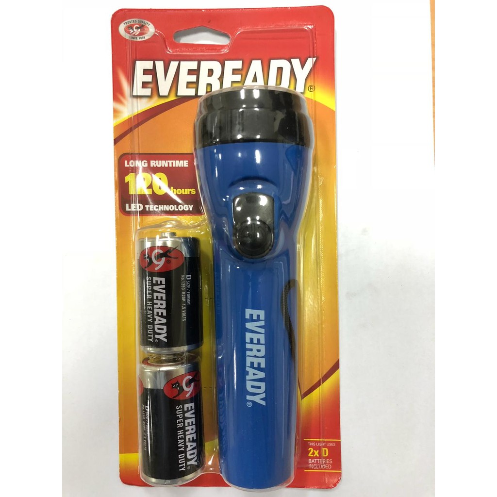 Jual LAMPU SENTER EVEREADY FLASHLIGHT LED 2D BP Indonesia|Shopee Indonesia