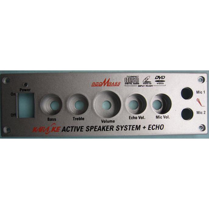Jual Panel Speaker Aktif 5 potensio plastik volume mic bass treeble sub ...