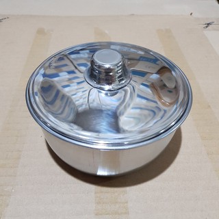 Jual Kom Tutup Stainless Steel Kom Plus Tutup 12,5cm Bowl Sponge 12,5 ...