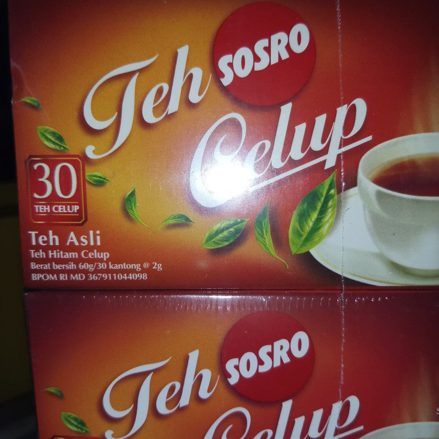 Jual Sosro teh Celup 1 kotak isi 30 kantong teh | Shopee Indonesia