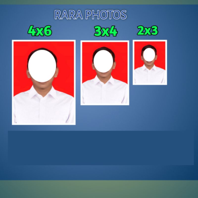 Jual cetak pas foto 3x4 dan 2x3 plus edit kemeja edit pake kerudung ...