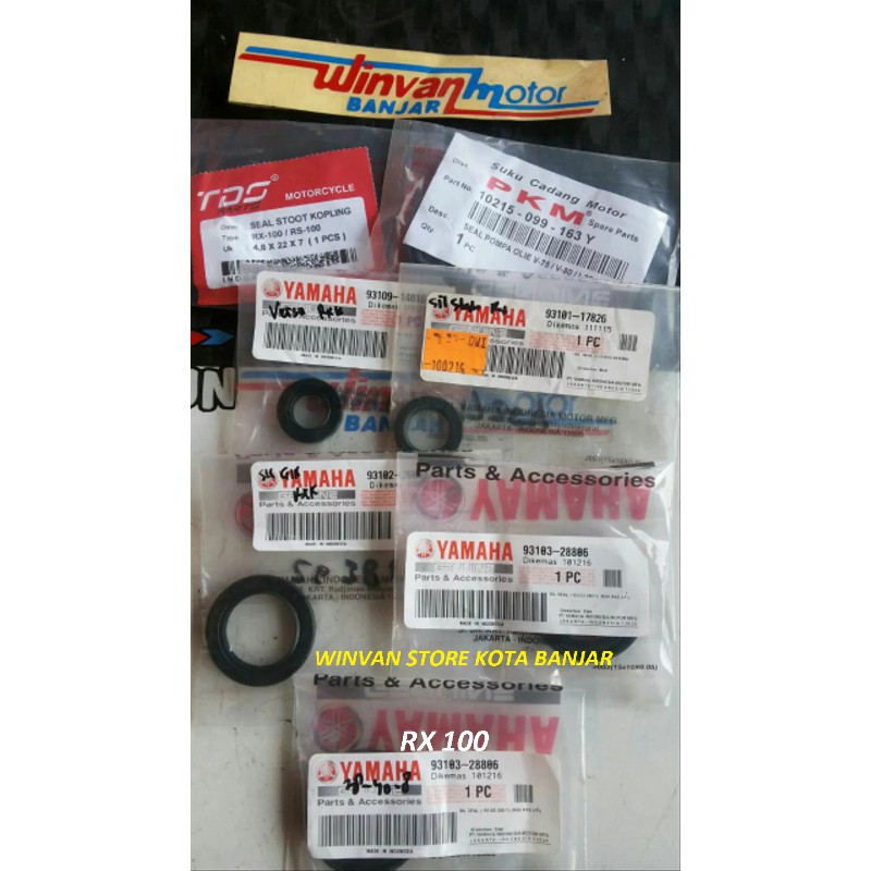 Jual Seal set oli seal komplit yamaha RX 100 | Shopee Indonesia