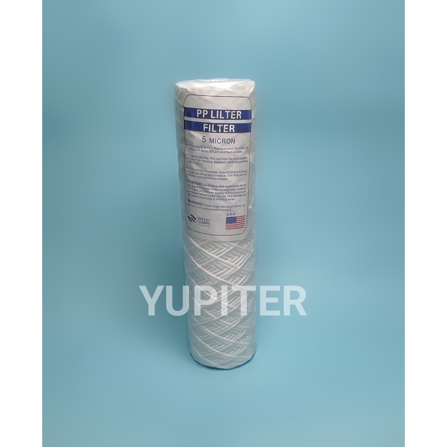Jual PP LILTER FILTER - Catridge Benang 5 Micron - Filter Air | Shopee ...