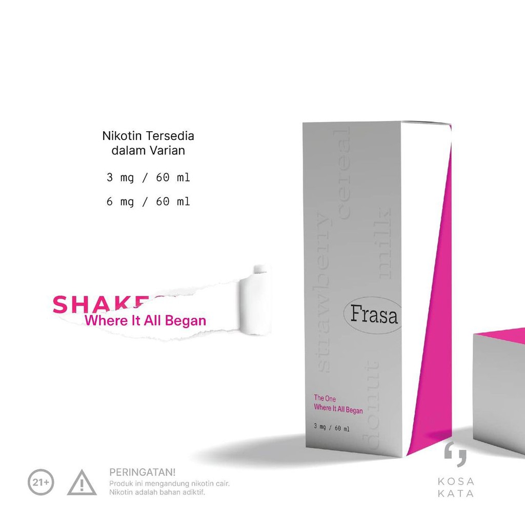 Jual Frasa 60ml Strowberry Donuts Cereal Milk Juice Stasion Stroberi Donat Creamy Freebase ...