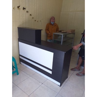 Jual Meja receptionist/ meja kasir minimalis | Shopee Indonesia