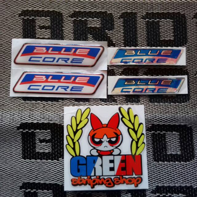 Jual Stiker Emblem Timbul Blue Core Thailand. Bluecore | Shopee Indonesia