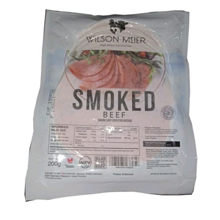 Jual WILSON MEIER SMOKE BEEF 200 gram | Shopee Indonesia
