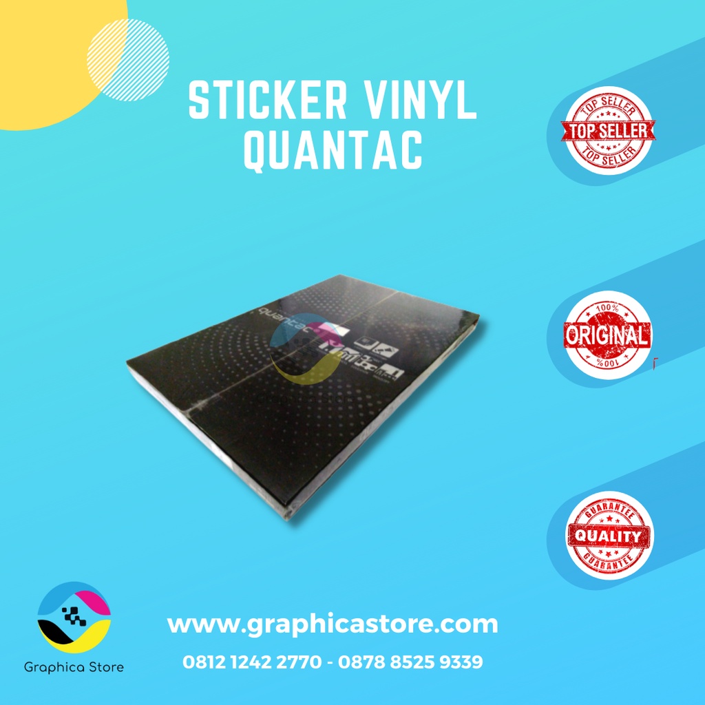 Jual QUANTAC Sticker Vinyl Laser Glossy - Matte - Transparan - White ...