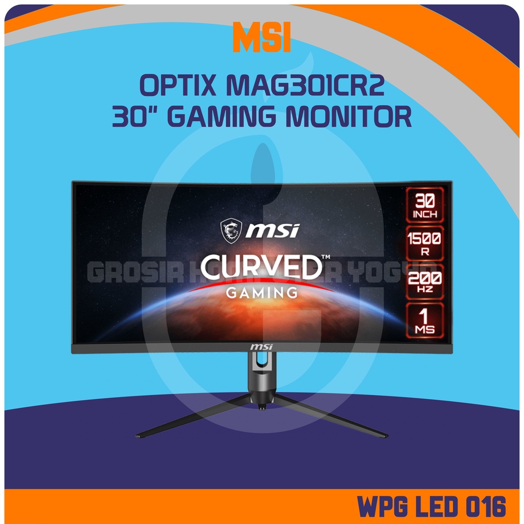 Jual MSI Optix MAG301CR2 30" 1ms 200Hz Frameless Design Gaming Monitor ...