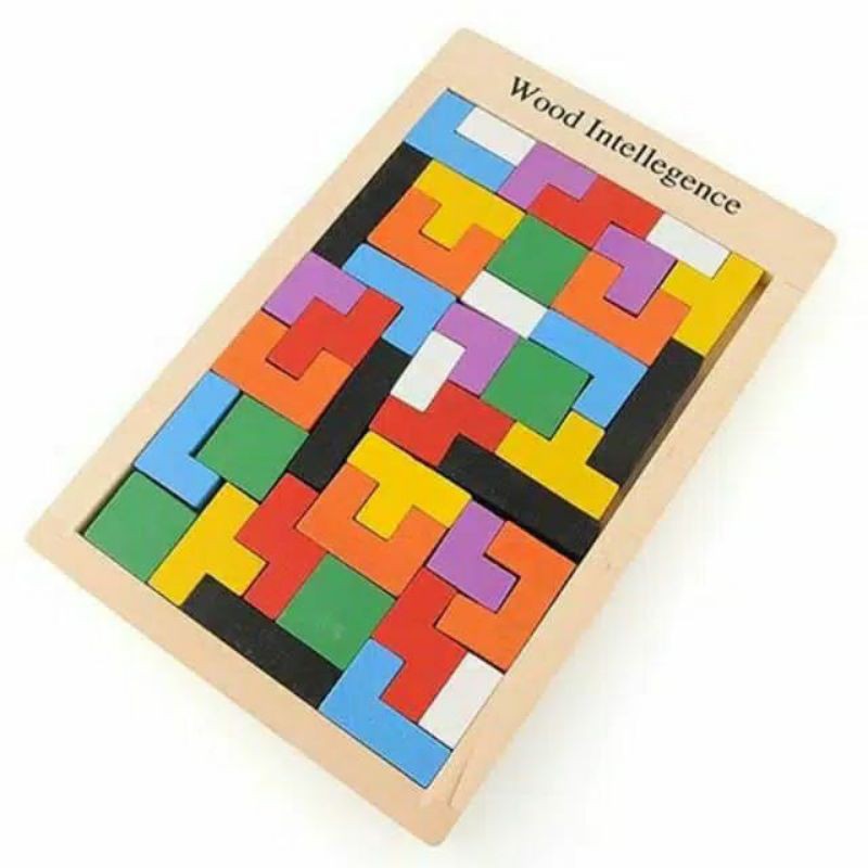 Jual Wood Intelligence/Tetris Kayu | Shopee Indonesia