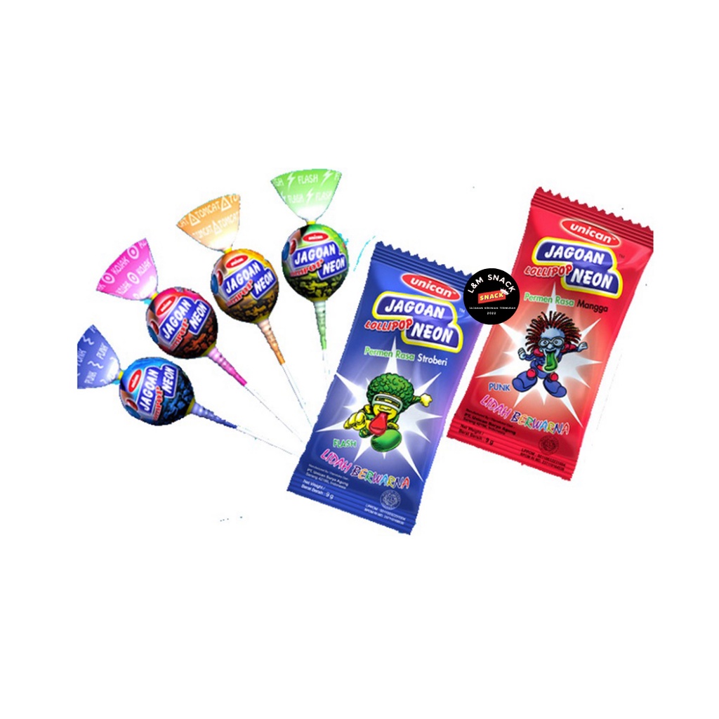 Jual Permen Jagoan Neon Lolipop 1 Pack 36 pcs | Shopee Indonesia