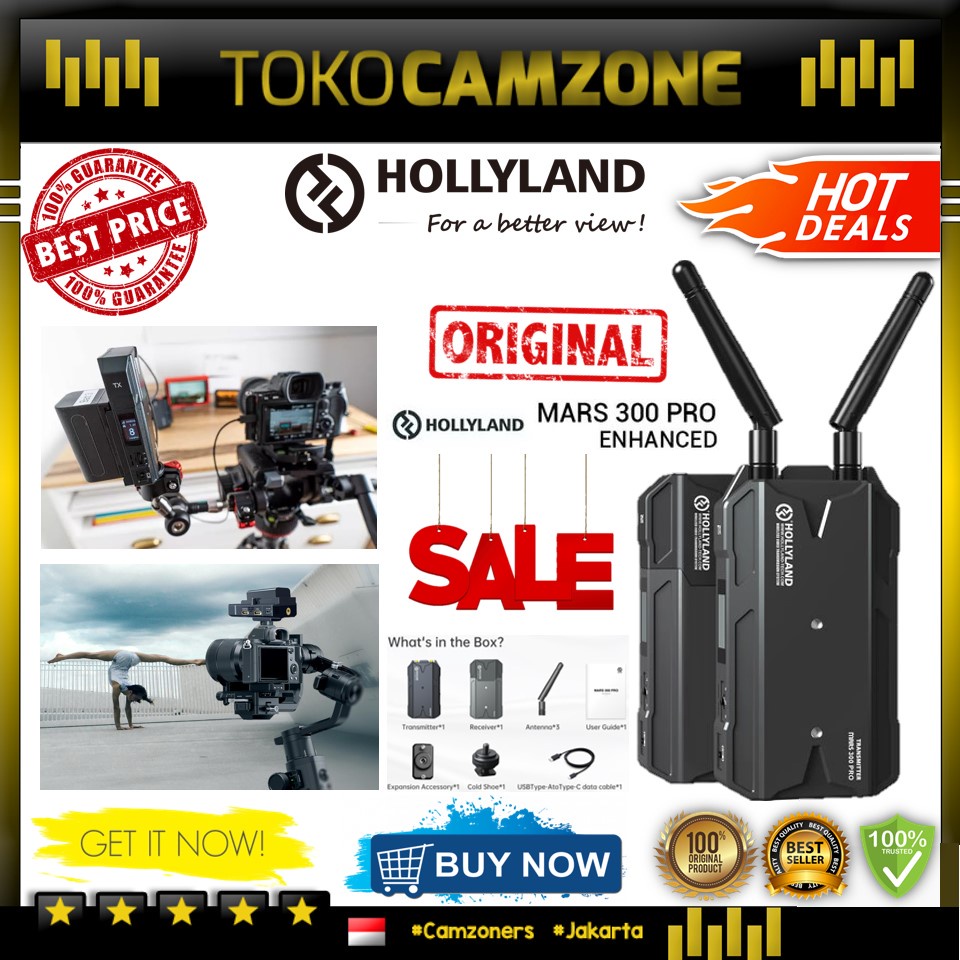 Jual Hollyland Mars 300 Pro Enhanced HDMI Wireless Video Transmitter ...