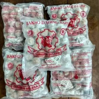 Jual Bakso Sapi Sumber Selera 1 KG Isi 50 Butir Baso Sapi Bakso Frozen ...