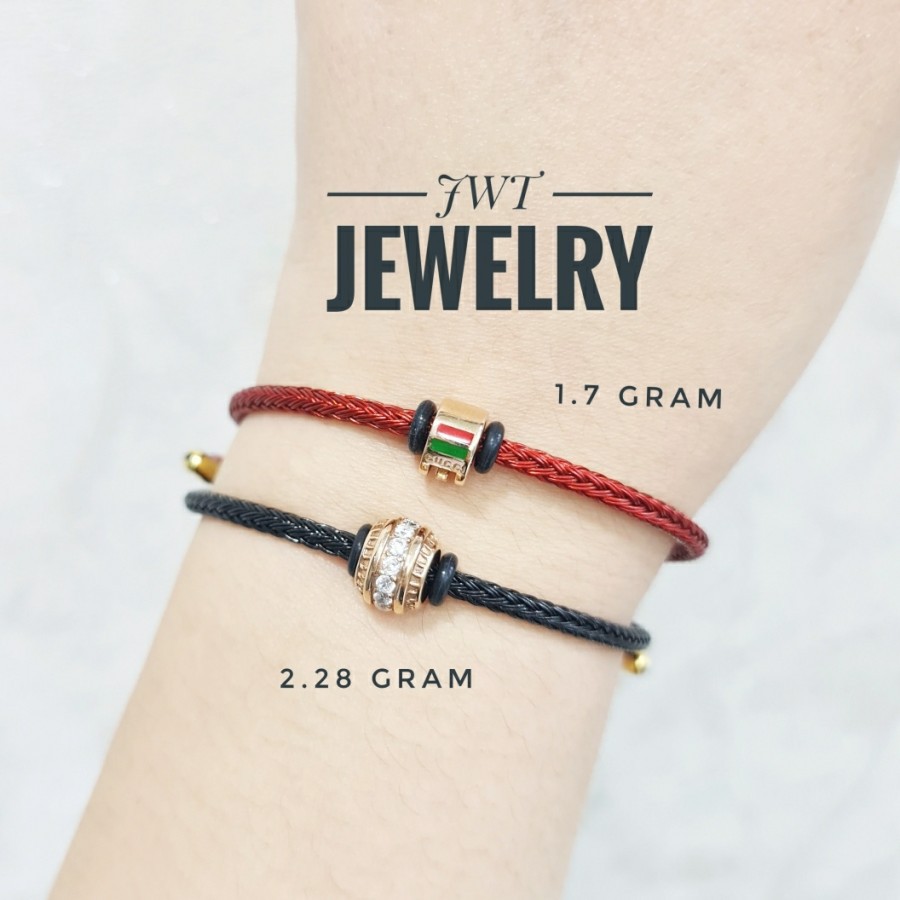 Jual GELANG TANGAN TALI EMAS FASHION PANDORA CHARM RING Leather ...