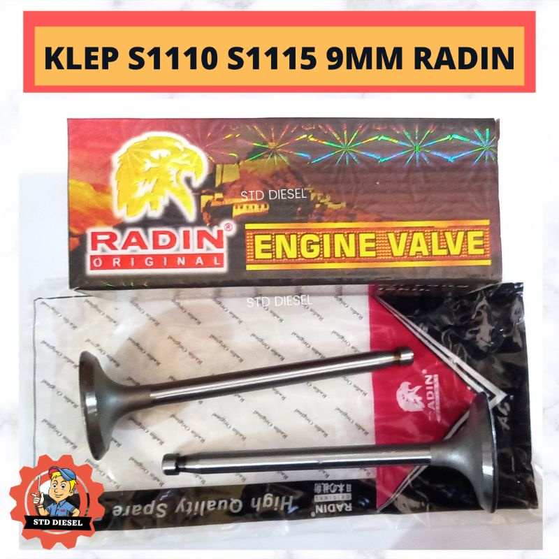 Jual KLEP S1110 S1115 MERK RADIN VALVE IN EX DIESEL ENGINE MESIN 23 24 20 HP PK | Shopee Indonesia