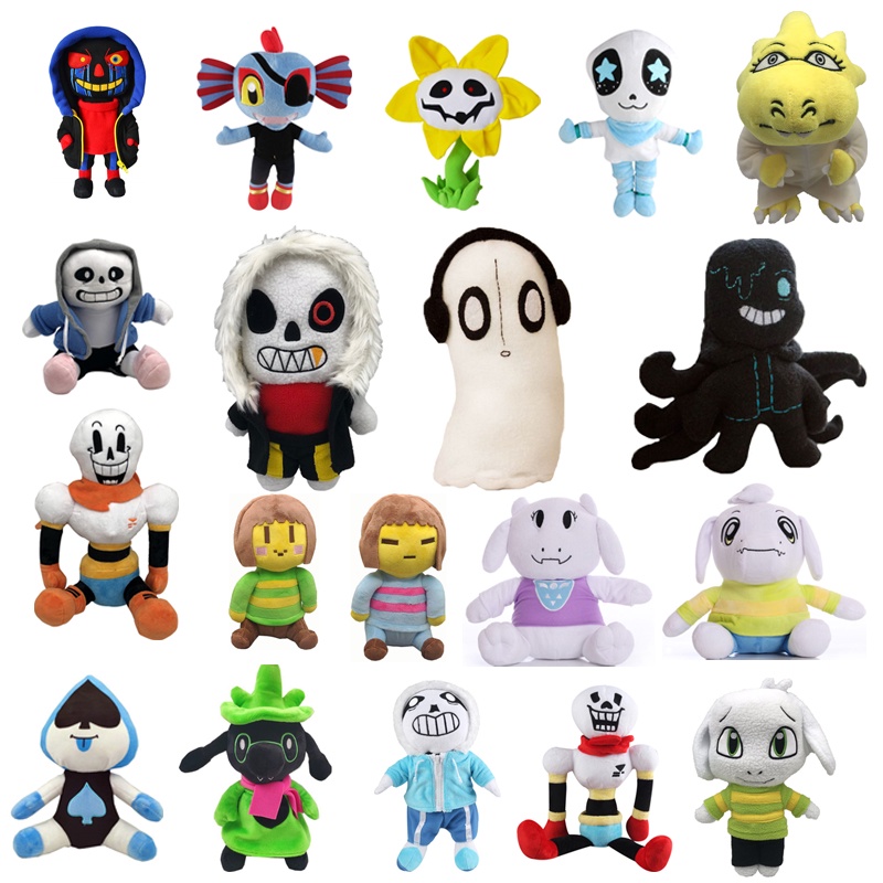 Jual 20 Styles Undertale Plush Toy 20-30cm Undertale Sans Papyrus ...
