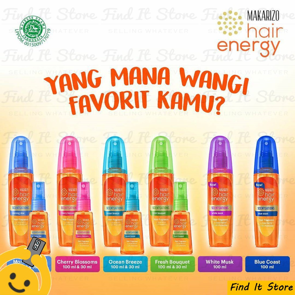 Jual Makarizo Hair Energy Scentsations Hair Fragrance Parfum Rambut ...
