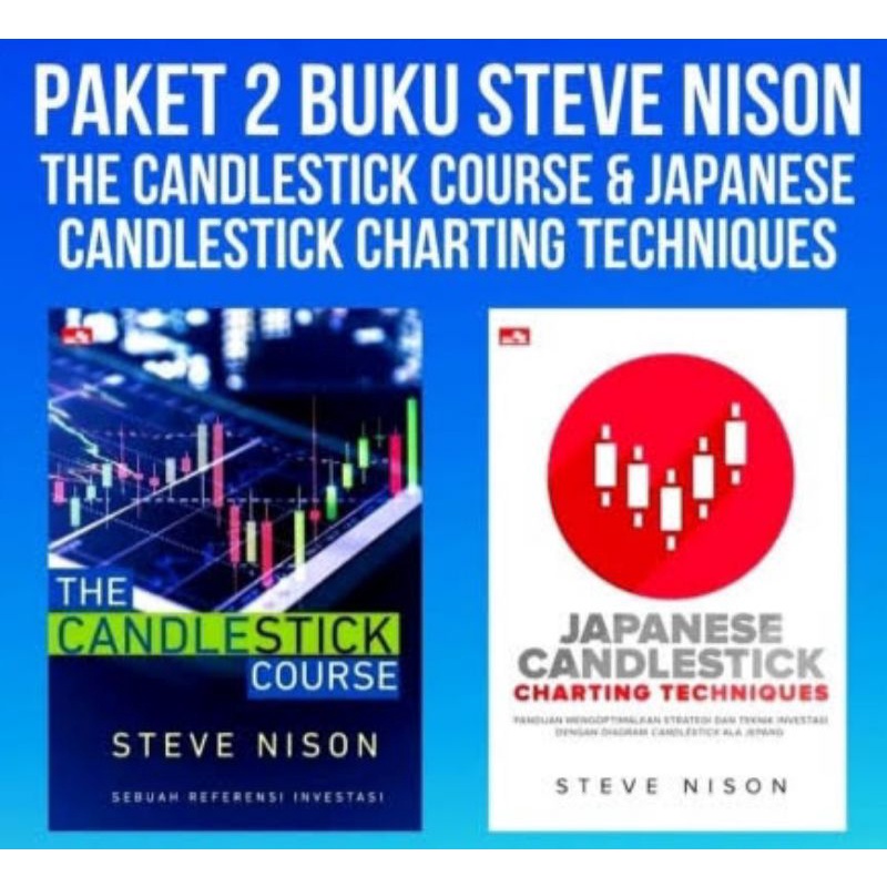 Jual Paket 2 Buku Candlestick Steve Nison - Candlestick Course ...