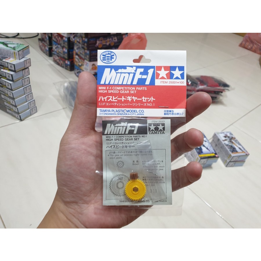 Jual SPARE PART TAMIYA 25001 MINI F1 PARTS HIGH SPEED GEAR MINUS GREASE ORI | Shopee Indonesia