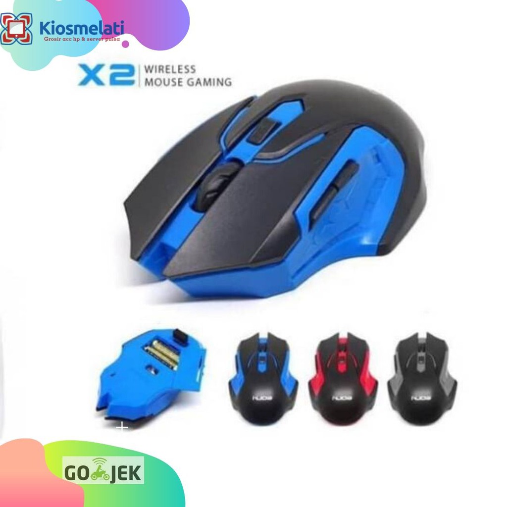 Mouse Gaming Wireless X2 Mouse Game Wireless X2 Murah | Shopee Indonesia