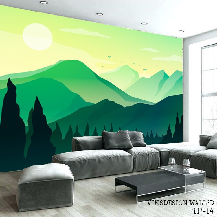 Jual PUSAT CETAK Wallpaper Custom, Stiker Dinding Pemandangan Alam ...