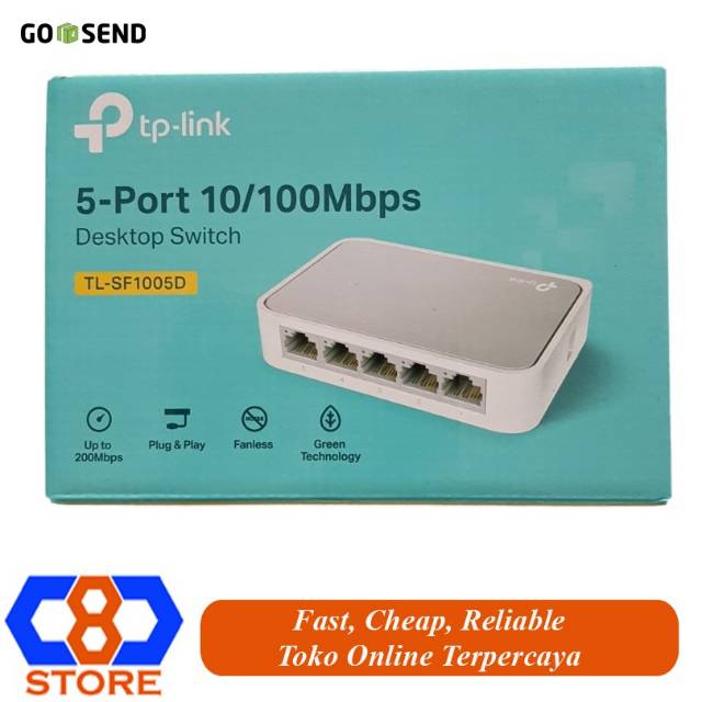 Jual TPLINK TL-SF1005D TP-LINK SF1005D SWITCH 5 PORT 10/100 MBPS HUB 5 PORT | Shopee Indonesia