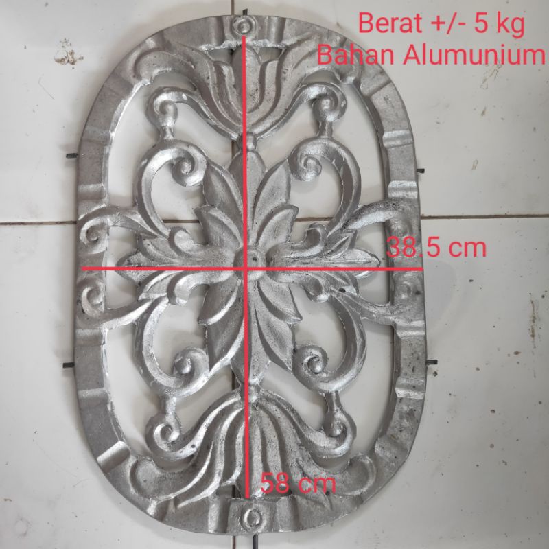 Jual Ornamen Besi Cor 006 (Bahan Alumunium) | Shopee Indonesia