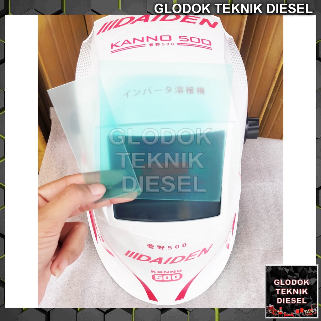 Jual Kaca Pelindung Helm Las Otomatis DAIDEN KANNO 500 PROTECTION ...