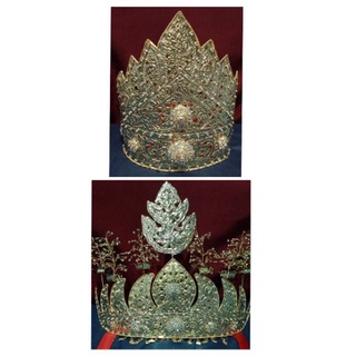 Jual Siger Lampung minimalis/ Siger Lampung Sepasang Cewek Cowok ...